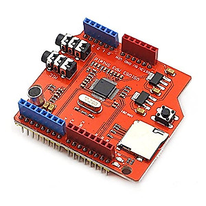 VS1053 VS1053B Stereo Audio MP3 Player Shield Record Decode Development Board Module with TF Card Slot for Arduino UNO R3