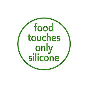 green sprouts Learning Spoon Set | Parent feeds while baby learns | Includes self-feeding spoon for baby to learn & feeding spoon for adult, 2 Piece Set