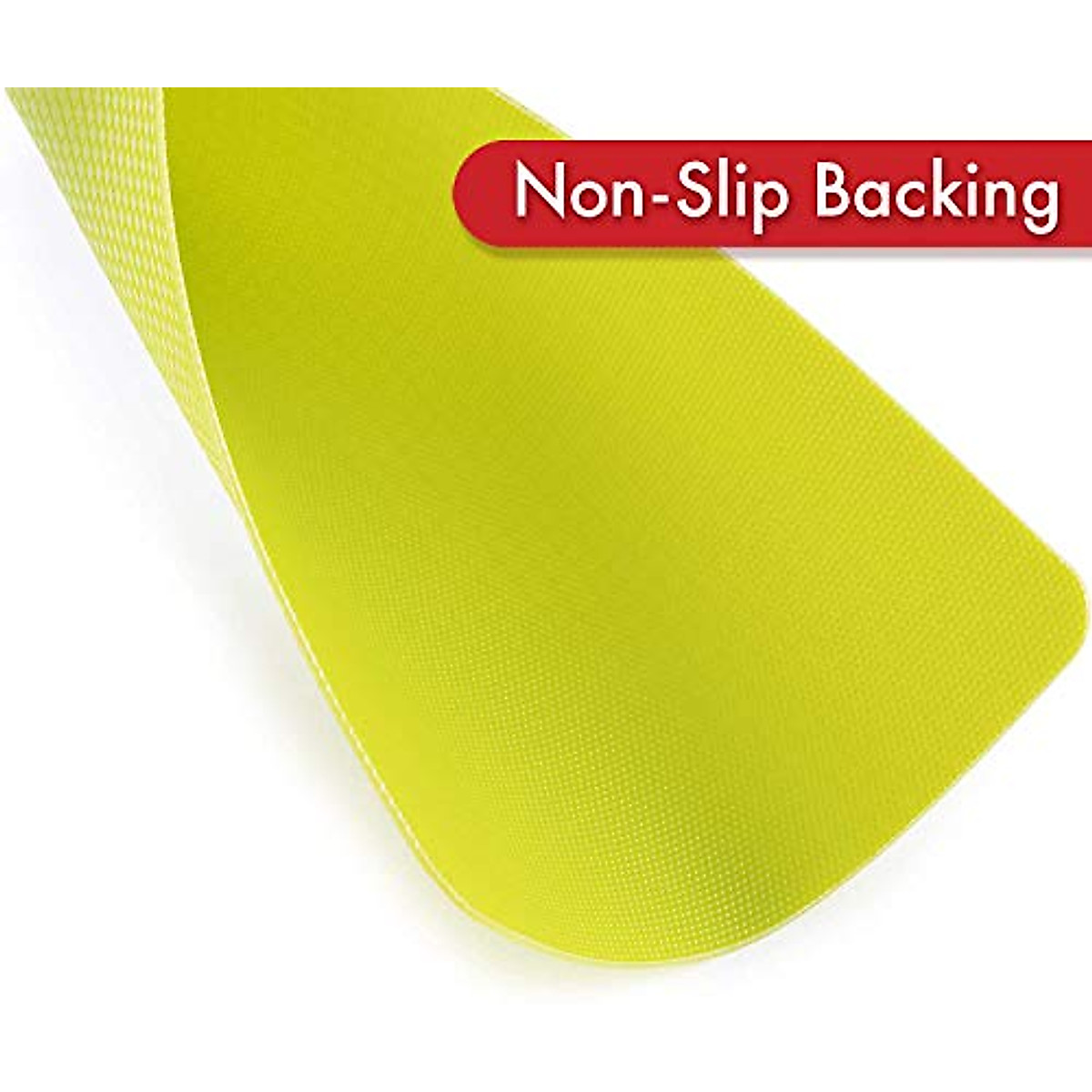 Dexas Heavy Duty Grippmat Flexible Cutting Board Set of Four, 5.5 x 8, Gray, Red, White, Green