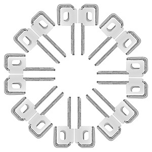 yaaqoo 16pcs Couch Sofa Bed Spring Buckle Repair Kit Spring Clips Repair Replacement Parts