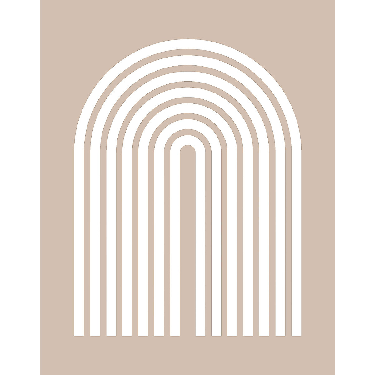 Abstract Geometric Sun & Rainbow Wall Art - Set of 2-11x14" UNFRAMED Prints - Modern, Minimal, Mid Century Modern Decor - Scandinavian, Bauhaus, Boho Wall Decor