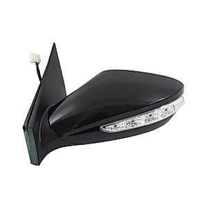 Kool Vue Driver & Passenger Side Power Heated Mirrors for Hyundai Sonata 2011-2014 With Signal Light Paintable