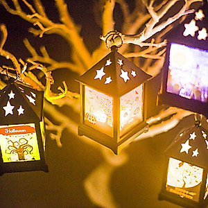 CCOOfhhc Halloween Pumpkin Lights Lanterns,Light Lamp Door Room Decoration LED Pumpkin 3D Lights for Indoor Outdoor Party Ideas