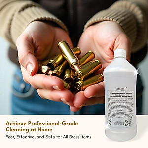 iSonic CSBC001 Ultrasonic Brass Cleaning Solution Super Concentrate, 1Qt Bottle