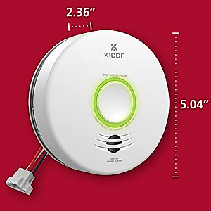 Kidde Smart Smoke Detector, WiFi, Alexa Compatible Device, Hardwired w/Battery Backup, Voice & App Alerts