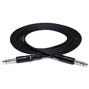 Hosa CSS-110 1/4" TRS to 1/4" TRS Balanced Interconnect Cable, 10 Feet