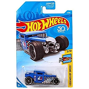 Hot Wheels 2018 50th Anniversary Legends of Speed Bone Shaker 3/365, Blue