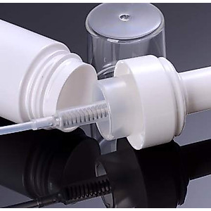 2Pcs 4 Ounce Plastic Foamer Pump Dispenser Foaming Mousse Bottles Empty Storage Container for Cosmetic Facial Cleanser Liquid Skin Care Products Hand