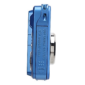 Compact Camera, 4K LCD 2.7 Inch Digital Camera, Internal Filling for Shooting (Blue)