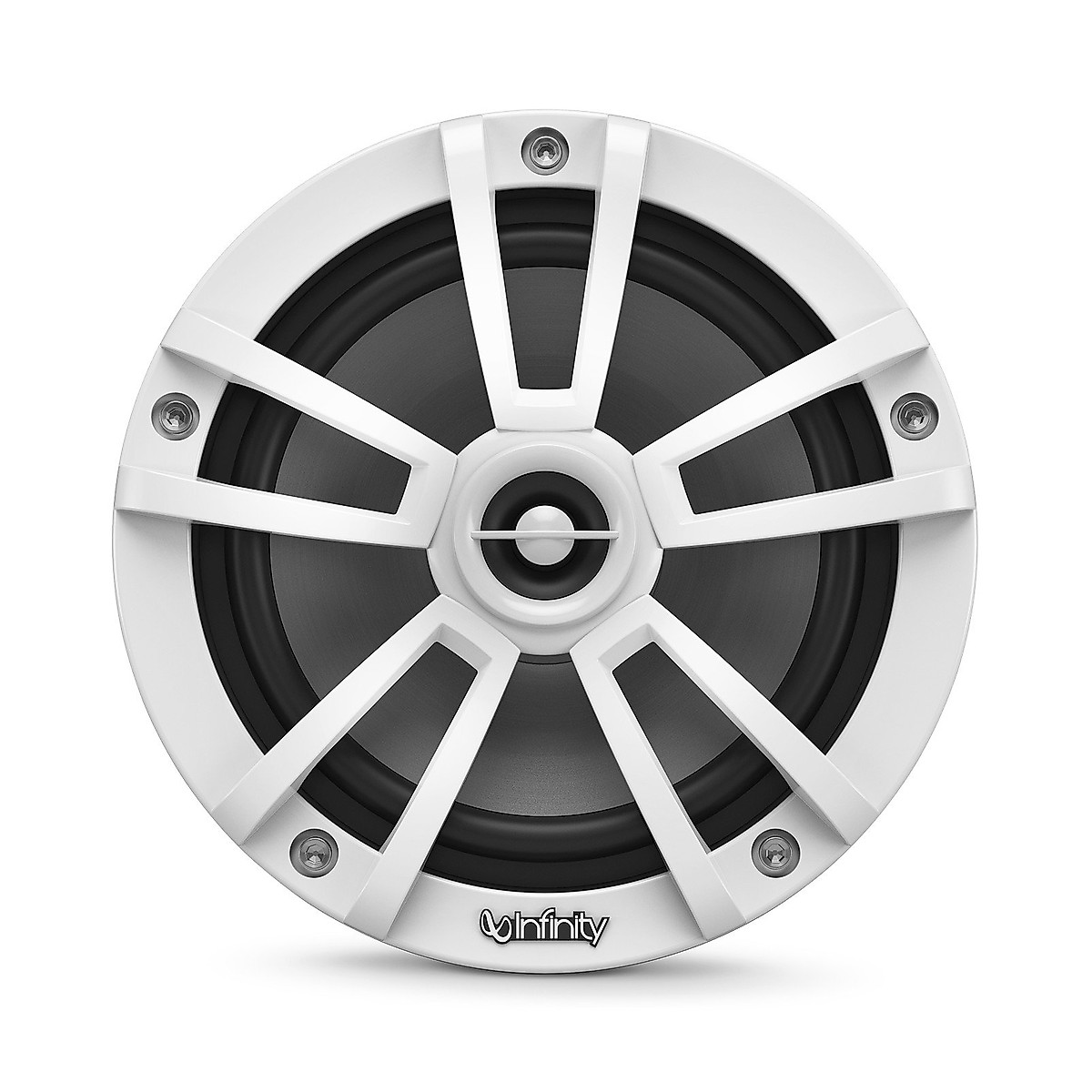 Infinity 622MLW Marine 6.5 Inch RGB LED Coaxial Speakers - White