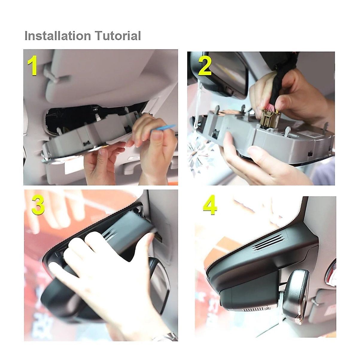 Fitcamx 4K Dash Cam Auto Camera Dashcam Car DVR Compatible with Alfa Romeo Giulia/Stelvio Quadrifoglio QV Veloce Sprint, (Color : for Giulia, Size : 4K Front Cam 64GB)