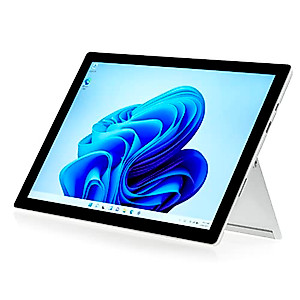 Microsoft Surface Pro 7+ Tablet 12.3 Inch PixelSense Touchscreen Display, Intel Core i5-1135G7 CPU, 8GB RAM, 128GB SSD, Wi-Fi + Bluetooth, Windows 10 Home, Platinum 1XK-00001 (Renewed)