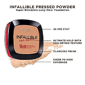 L'Oreal Paris Infallible Pro-Matte Powder, Sun Beige, 0.31 oz