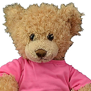 BYO-BFF Stuffed Animals Plush Toy Outfit – Bright Pink T-Shirt 8”