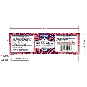 Petpost | Bulldog Wrinkle Wipes for Dogs - Natural Coconut Oil Formula Cleans and Soothes Pug Wrinkles and Folds - 100 Ultra Soft Cotton Pads