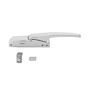 Kason 174 Standard Edgemount Mechanical Latch with Standard Strike, Offset Handle, Non-Locking, 10174B00004