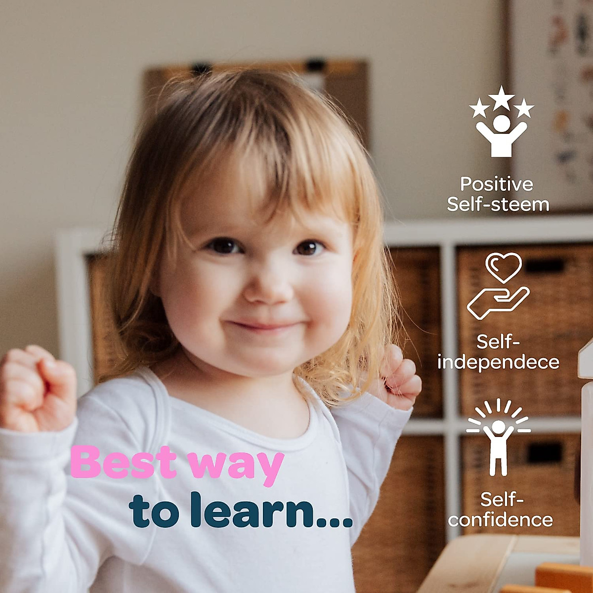 Busy Board Montessori Toys for Toddlers - Reliable Sensory Toys for Learning Fine Motor Skills - All Children and Autistic Children 3+ Year Old - Friendly Toddler Travel Toys