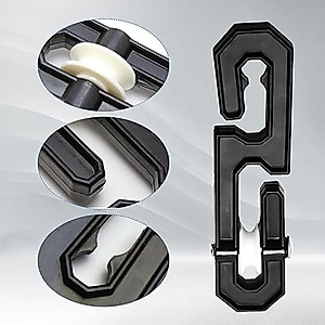 Jalzdieod Spreader Clothesline Spreader S Shape Clothesline Splitter Pulley Clothesline for Long Clotheslines