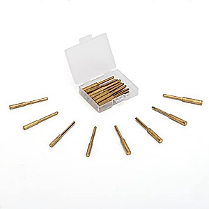 Coolrunner 21 PCS Diamond Chainsaw Sharpener Chainsaw Diamond Sharpener in 3 Size Diamond Chainsaw Sharpener Burr, Polishing Grinding Tool for Electric Chain Saw, Stone Carvings(4mm, 4.8mm, 5.5mm)