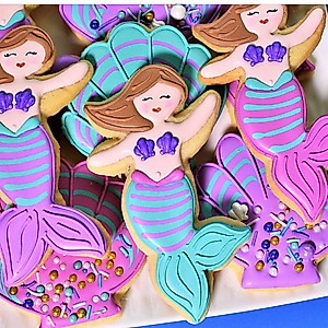 Mermaid Cookie Cutter, 4.5" Made in USA by Ann Clark