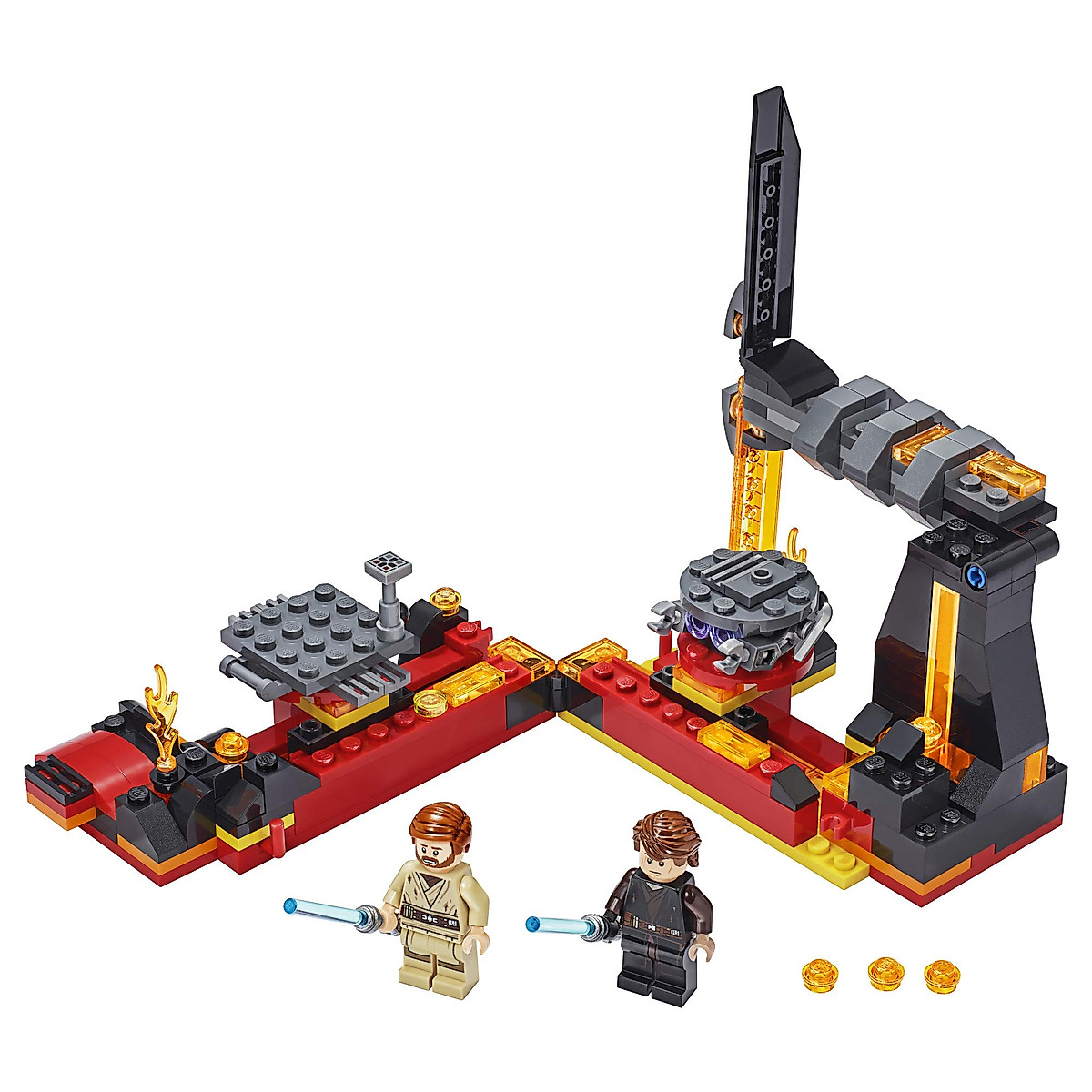 LEGO Star Wars: Revenge of The Sith Duel on Mustafar 75269 Anakin Skywalker vs. OBI-Wan Kenobi Building Kit (208 Pieces)