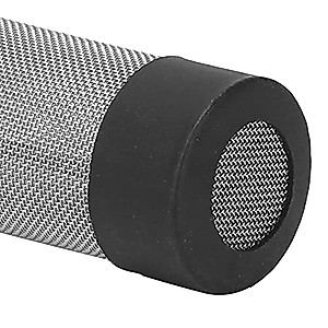 SHYEKYO Stainless Steel Aquarium Filter Intake Cover, Fish Shrimp Protect Cover Filter Guard Safe Inlet Inflow Protect Basket Mesh Media for Aquarium and Fish Tank Use (18mm Inner Diameter)