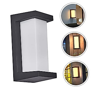 Uonlytech Garden Wall Light Exterior Outdoor Wall Lights Outdoor Sconces Wall Lighting Outdoor Landscape Lights Landscape Lights for Lawn Bathroom Night Light LED Wall Lights Yard Light LED