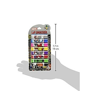 Lip Smacker Disney Frozen II 10 Piece Flavored Lip Balm Party Pack, Clear Matte, For Kids, Men, Women, Dry Lips