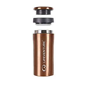 Lifeventure Thermal Mug, Leakproof & Vacuum Insulated Reusable Coffee Travel Cup, 300ml, Copper