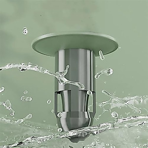 Shower Floor Drain Strainer Sewer Drain Kitchen Drain Bath Fixture Accessories 1Pcs(White)