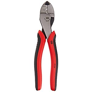 Gardner Bender GS-388 Electrical Pliers, Crimper & Cutter, Comfort Grip, Aluminum & Copper Wire, Hand Tool, 8 in. , Red