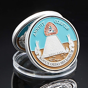 Masonic Challenge Coin Master Mason Freemason Brotherhood Coin