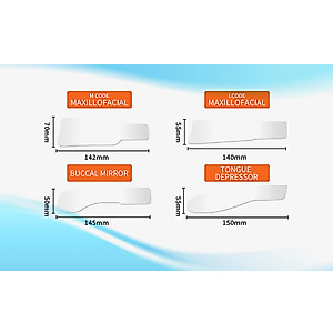 OUBO US Stock Occlusal Mirror Orthodontic LED Fog-Free Photo Mirror Stainless Steel Observation Mirror