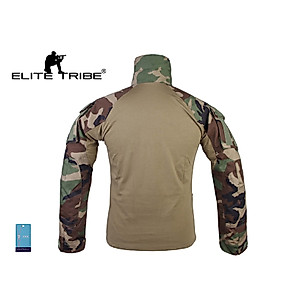 Emerson Airsoft Military bdu Tactical Suit Combat Gen3 Uniform Shirt Pants (Woodland, Large)