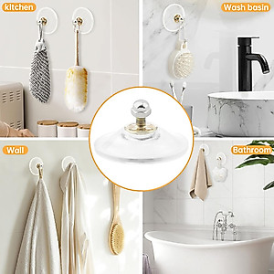 8pcs Strong Thickened Sucker Suction Cup, M6 Screw Nut Extra Strong Adhesive Glass Suction Holder, 5.5cm PVC Heavy Duty Hanging Hook for Bathroom Wall, Window, Car Shade Cloth(Size:8pcs)