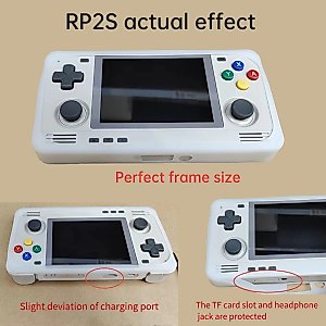 Dockable Translucent Case for RP2S 2.5 ，Dockable Case Compatible with,Protective Cover case Compatible with Retroid Pocket 2 Plus, Soft and Light Silicone，Comfortable Strong and Durable