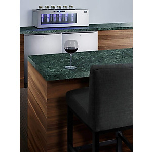 Summit Appliance STC12 12 Bottle Wine Cooler; Auto Defrost; Upright Bottle Storage; Digital Thermostat; Display Window; Temperature Memory Function; Temperature Alarm; Adjustable LED Lighting