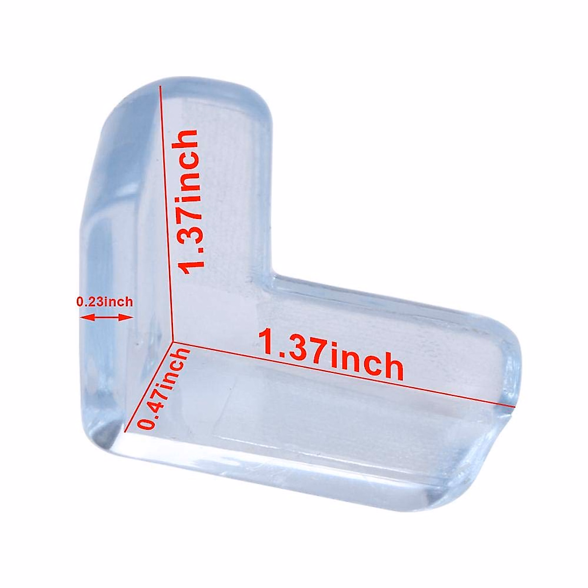 5Pcs L-Shaped Corner Guards Baby Safety Sharp Table Furniture Corner Protectors with Extra Adhesive Tape for Backup Use