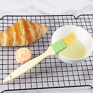 DOITOOL 3pcs Basting Brushes Plastic Pastry Baking Brushes BBQ Sauce Marinade Meat Brushes Glazing Oil Brushes for Bread Cake (Mixed Colors)
