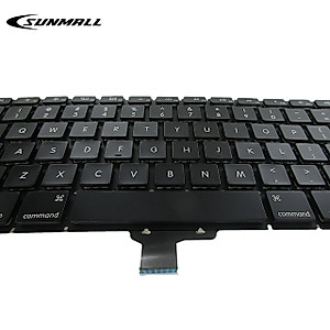 SUNMALL Backlight A1278 Keyboard Replacement with Backlit Compatible with MacBook Pro 13" 2009-2015 Years US Layout MD313 MD314 MC374 MC375 MB466 MB467 MC700 MC724 MB990 Series Laptop