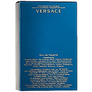 Versace Eros Eau de Toilette Spray for Men, 1.7 Ounce
