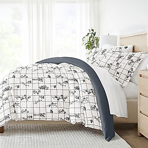 Linen Market Duvet Cover Queen (Gray) - Experience Hotel-Like Comfort with Unparalleled Softness, Exquisite Prints & Solid Colors for a Dreamy Bedroom - Queen Duvet Cover Set with 2 Pillow Shams