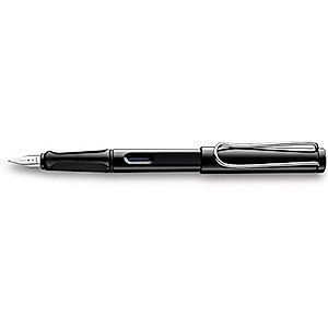 Lamy Safari Fountain Pen Shiny Black Fine