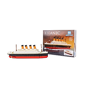 Brick Loot Titanic Building Blocks Large Set, Toy Ship Model Kit, Building Bricks Sets for Adults or Kids, 6 Year Old +, Home Decor, Quality Blocks Compatible with Lego & Major Brands, 217 Pieces