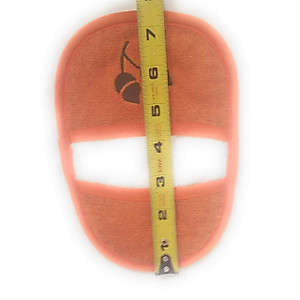 Temp-tations S/2 Mini Oven Mitts/Potholders, 7"x5", Terrycloth (Floral Lace Festive)