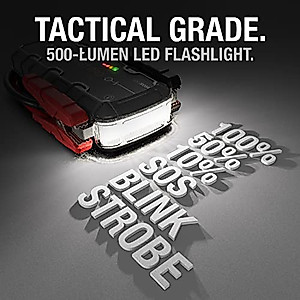 NOCO Boost Pro GB150 3000 Amp 12-Volt UltraSafe Lithium Jump Starter Box, Car Battery Booster Pack, Portable Power Bank Charger, and Jumper Cables for up to 9-Liter Gasoline and 7-Liter Diesel Engines