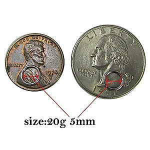 NewkeepsR 3PCS-0.8mm(20g) Nose Hoop Seamless Small Tiny Rings, 316L Steel Hinged Clicker Segment Cartilage Tragus Earrings-5/6/7mm