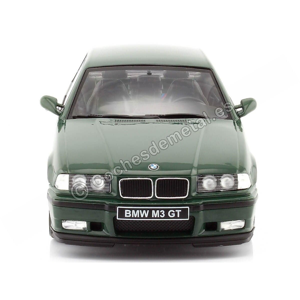 Solido S1803907 1:18 1995 BMW E36 Coupe M3 GT-British Racing Green Porsche Collectible Miniature car