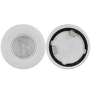 Geekria QuickFit Replacement Ear Pads for JBL Live 460NC Wireless On-Ear Noise Cancelling Headphones Ear Cushions, Headset Earpads, Ear Cups Cover Repair Parts (White)