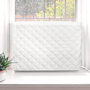 Bekith Indoor Air Conditioner Cover Defender, AC Cover for Inside Window Unit 17 x 13 x 3.5 inches(L x H x D), White